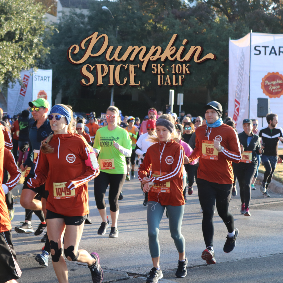 PUMPKIN SPICE 5K, 10K & HALF MARATHON - VIRTUAL - Trinity Trails
